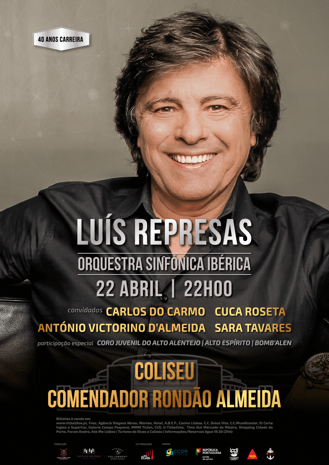 Luís Represas: lança nova canção e anuncia concerto especial - MIP Música
